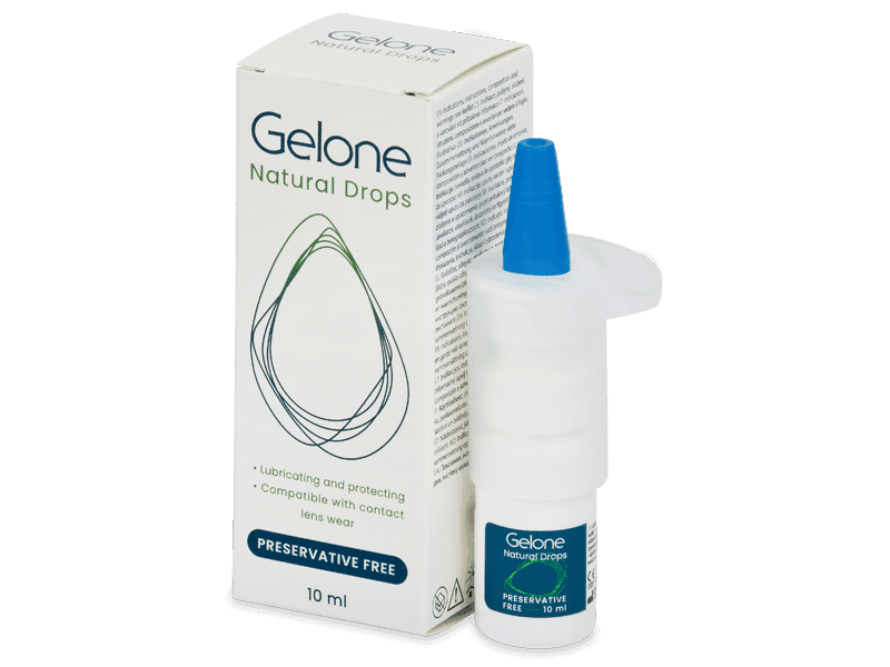Picături oftalmice Gelone Natural Drops 10 ml | xlentile.ro